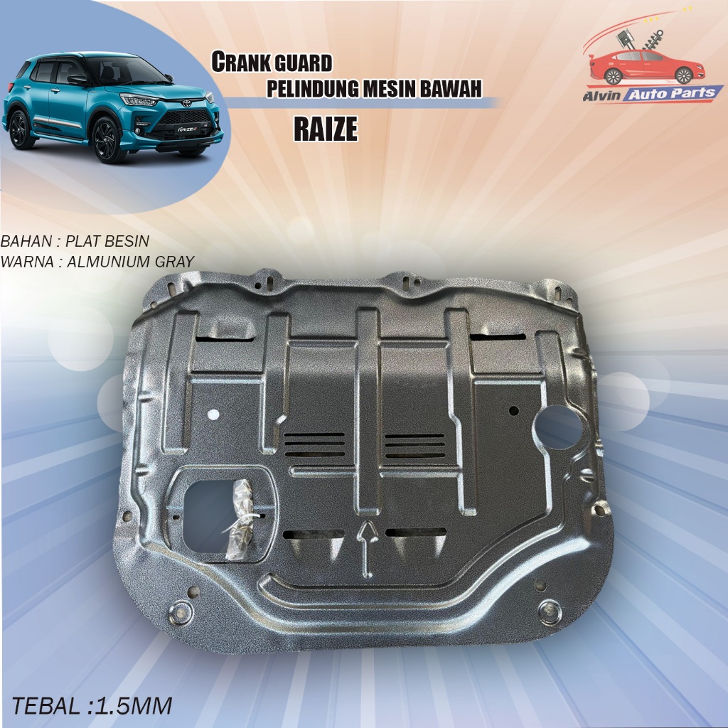 Jual PELINDUNG MESIN BAWAH RAIZE/CRANK GUARD TOYOTA RAIZE | Shopee ...