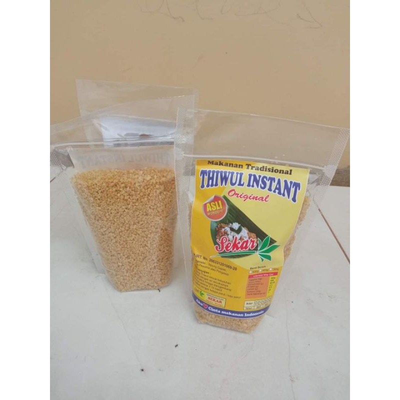Jual tiwul instan Wonogiri 400 gr tiwul instan sego tiwul instan nasi ...