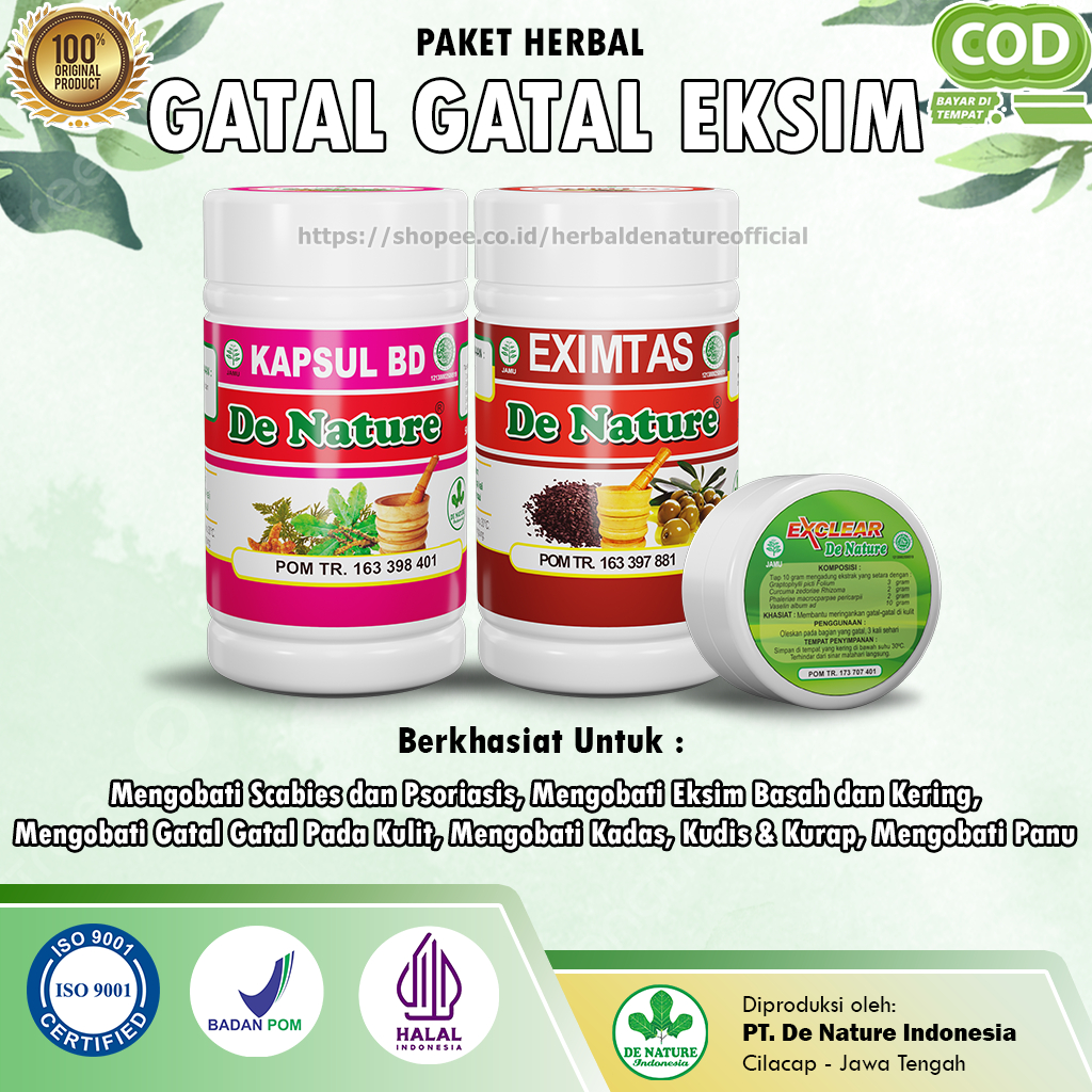 Jual Obat Gatal Kulit Eksim Exim Basah Kering Psoriasis Alergi Kurap ...