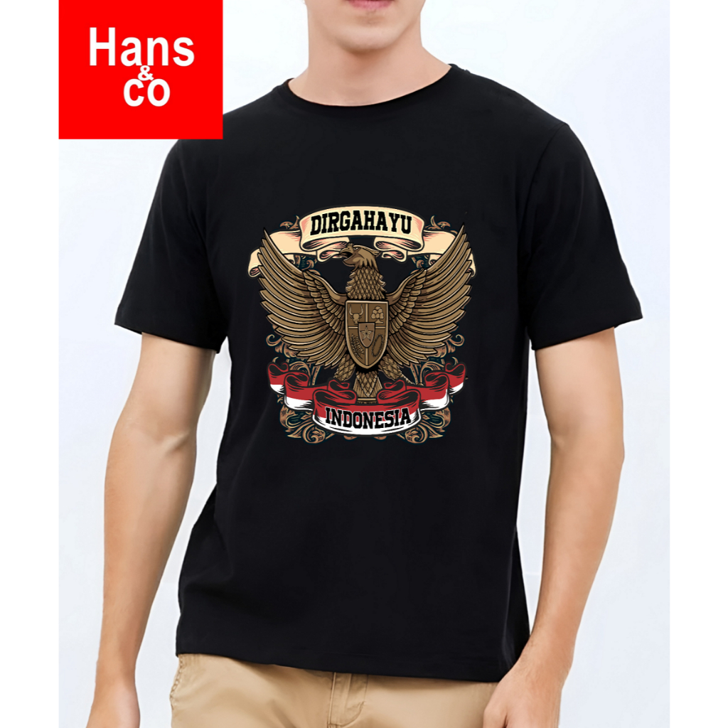 Jual Kaos Pria Premium 17 Agustus 79th Merdeka Indonesia Garuda ...