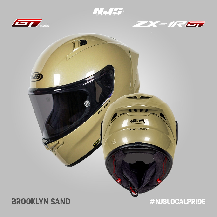 Jual NJS ZX-1R GT Solid - Helm Full Face (FREE SPOILER GT ) - Helm Full Face | ZR GT | GT series ...