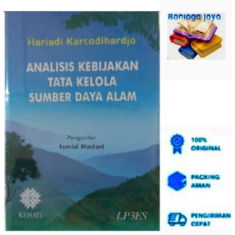 Jual (Original) Analisis Kebijakan Tata Kelola Sumber Daya Alam - Hariadi Kartodihardjo | Shopee ...