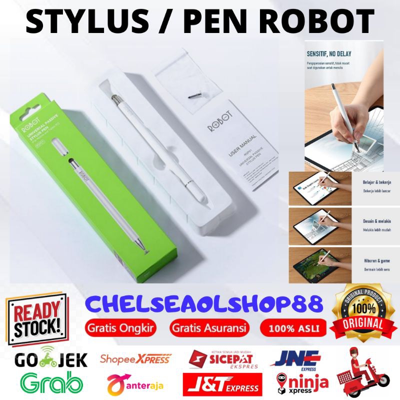 Jual ROBOT STYLUS / PEN RSP01 ORIGINAL ROBOT RESMI | Shopee Indonesia