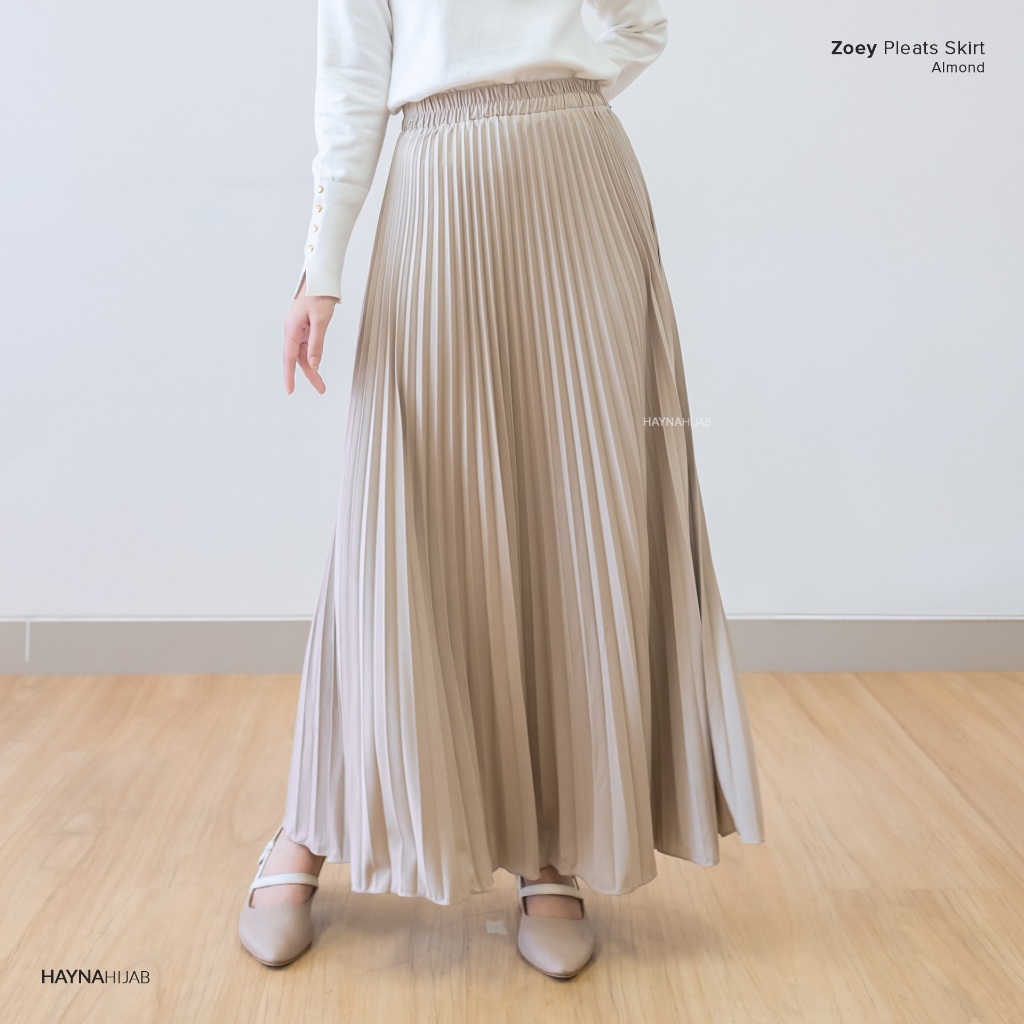 Jual HAYNA Zoey Pleats Skirt (All Colors) - Rok Wanita Plisket | Shopee ...