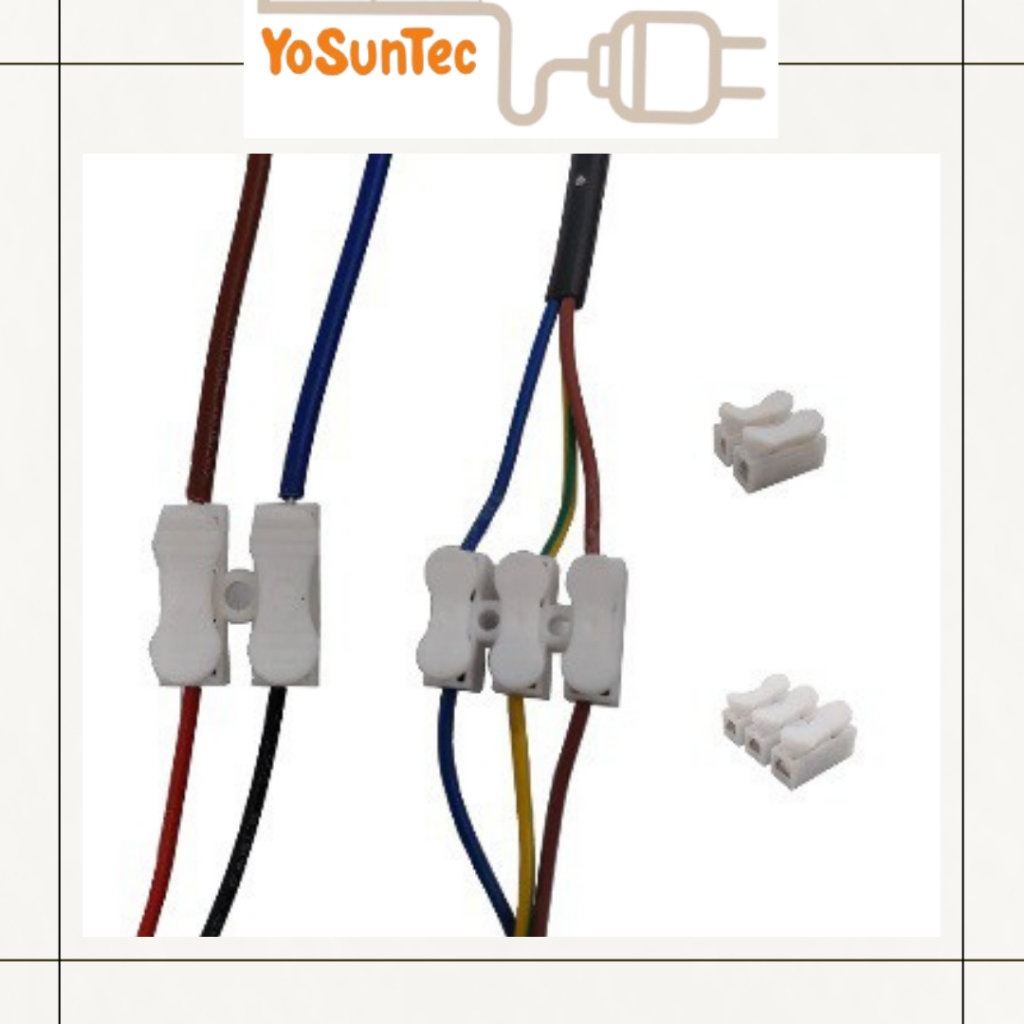 Jual KONEKTOR KABEL QUICK CONNECT CH2 CH 3 CABLE WIRE SPRING TERMINAL ...