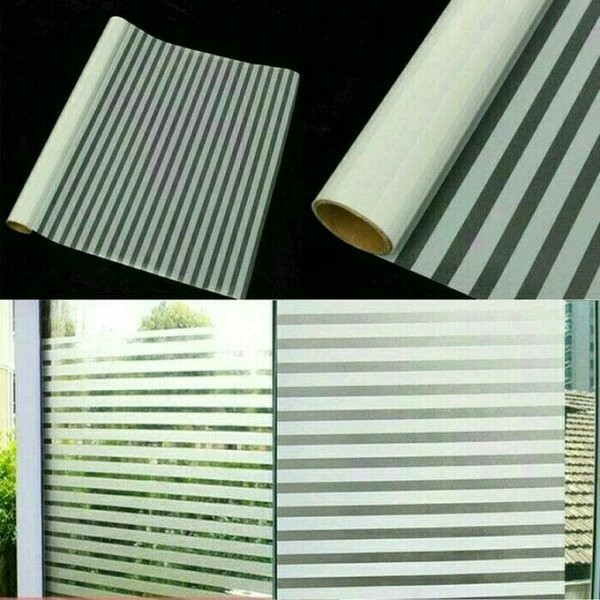 Jual Stiker Kaca Sanblast Sandblast Sunblast /Sticker Motif Garis ...