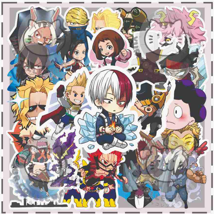 Jual (40 PCS) Sticker Anime/ Sticker My Hero Academia Glossy/ Boku No ...