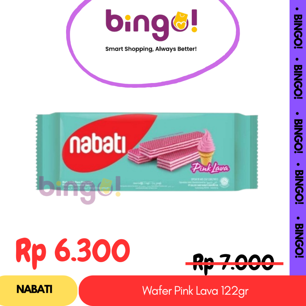 Jual NABATI Richeese / Pink Lava Wafer 122gr | Shopee Indonesia
