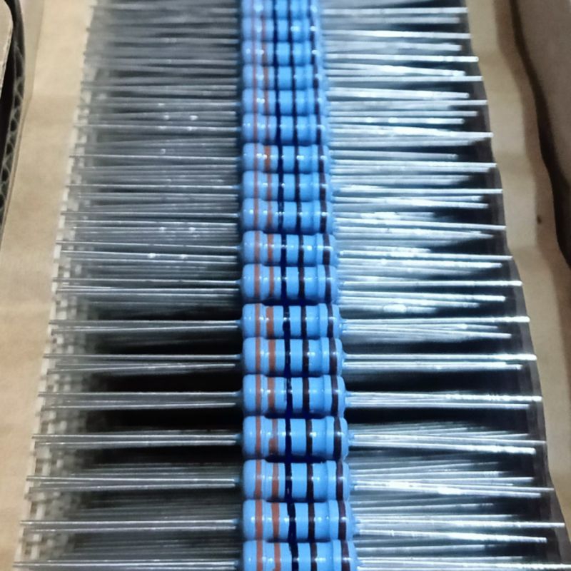 Jual Resistor 1watt metal film Rohs Resistor 1 watt metal film | Shopee ...