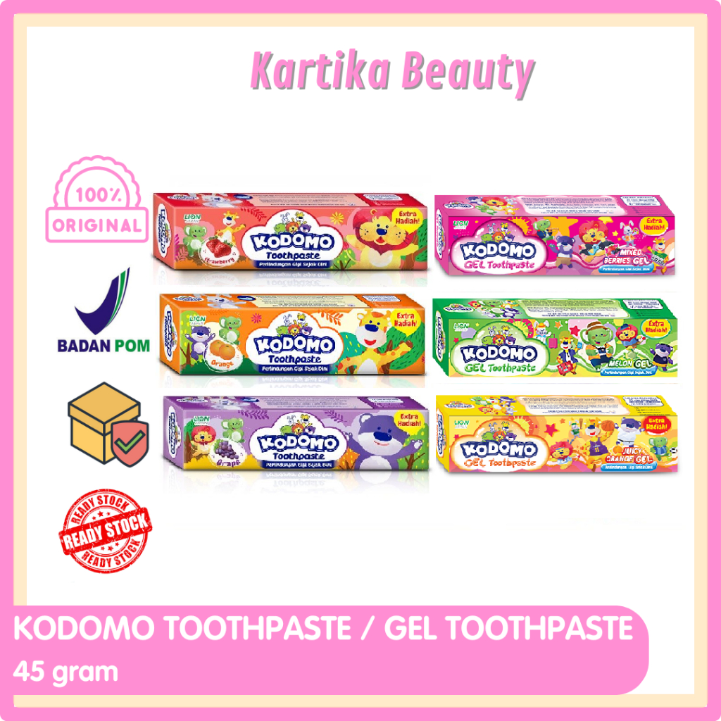 Jual KODOMO ODOL 45 GRAM PASTA GIGI | PERLINDUNGAN GIGI UNTUK ANAK ...