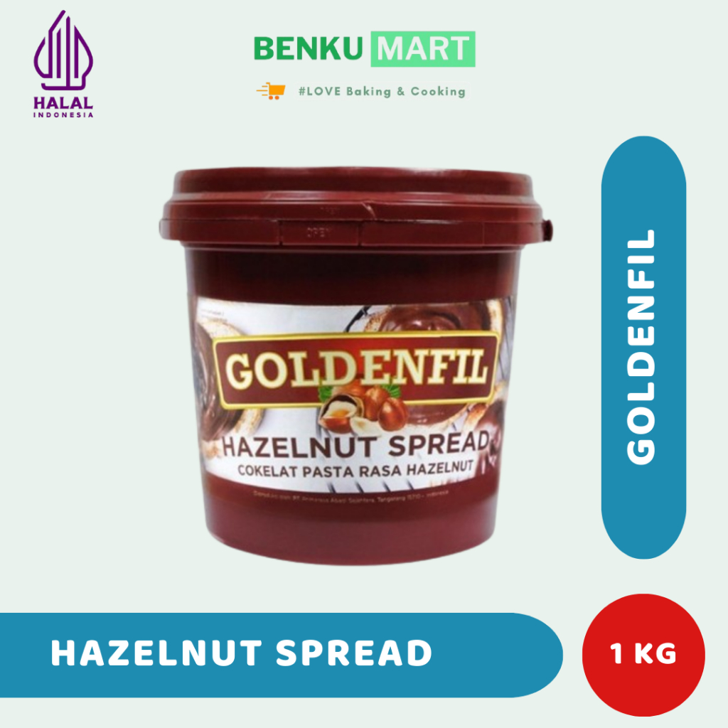 Jual Goldenfil Hazelnut Spread 1 Kg | Selai Hazelnut Spread Goldenfil ...