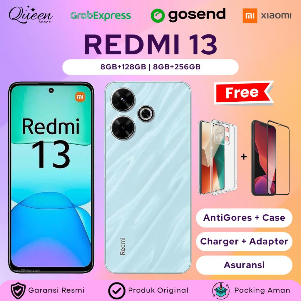 Jual Xiaomi Redmi 13 NFC 8GB+128GB | 8GB+256GB Garansi Resmi Xiaomi 1 ...