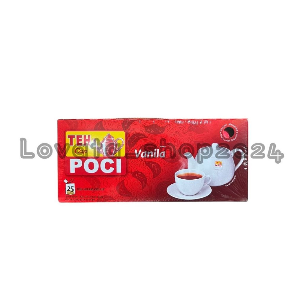 Jual Teh Poci Aroma Vanilla isi 25 kantung teh | Shopee Indonesia