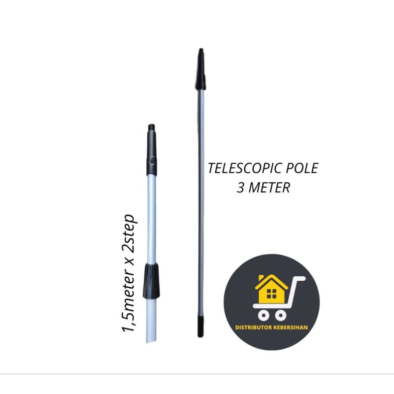 Jual Long Stick / Telescopic Pole / Alumunium Telescopic 3 Meter ...