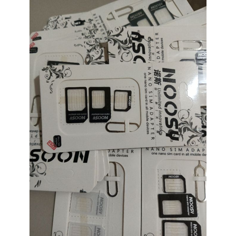 Jual Adapter sim card Nossy Complete komplit 4 in 1/Nossy Sim Card ...