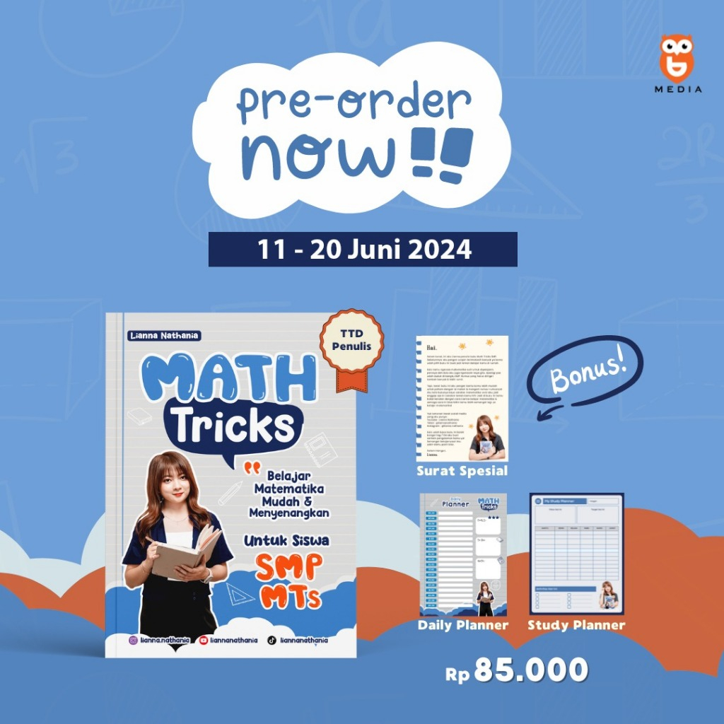 Jual [Ready Stok] Buku Math Tricks SMP/MTS - Lianna Nathania | Shopee ...