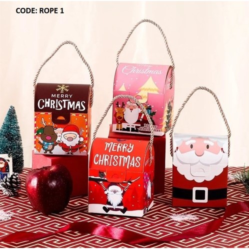 Jual BOX NATAL box kue cookies candy chocolate cake hampers natal mika ...