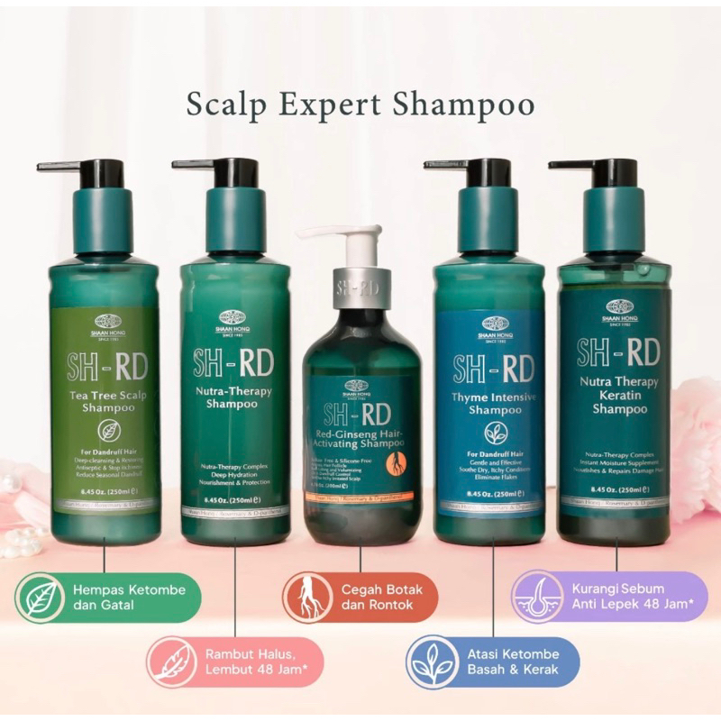 Jual SHRD Shampoo Nutra Therapy Keratin & Collagen 100ml & 250ml ...