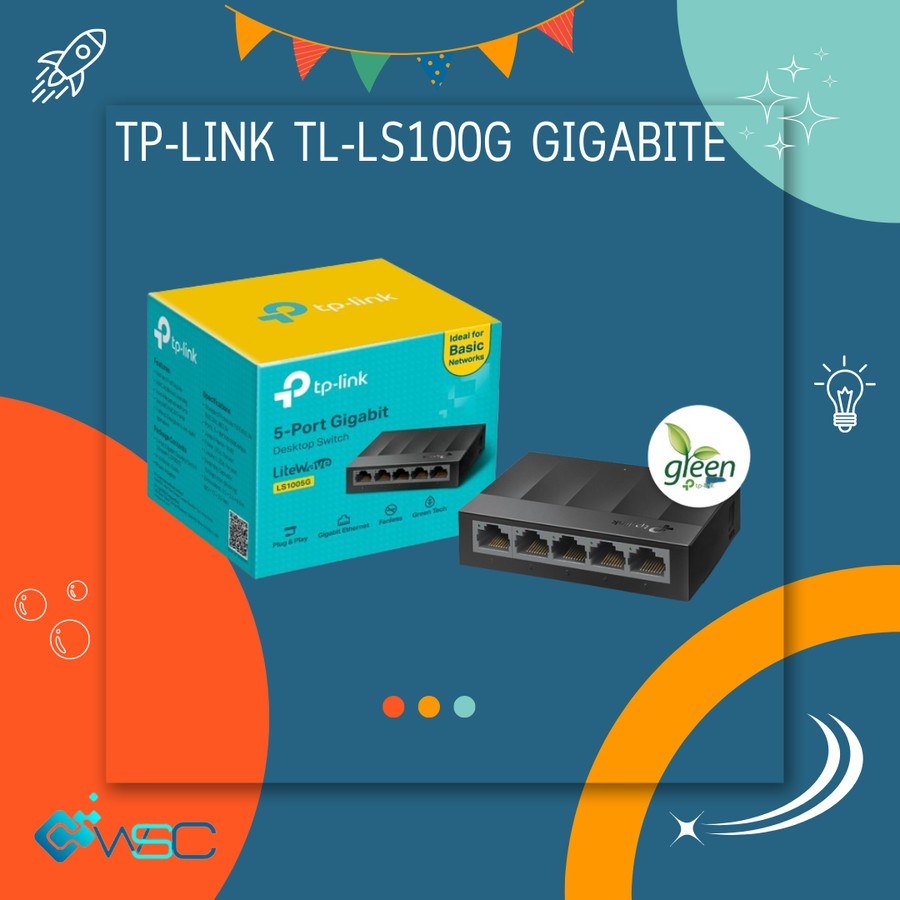 Jual TP-LINK Desktop Switch LS1005G 5-Port 10/100/1000Mbps Desktop Switch | Shopee Indonesia