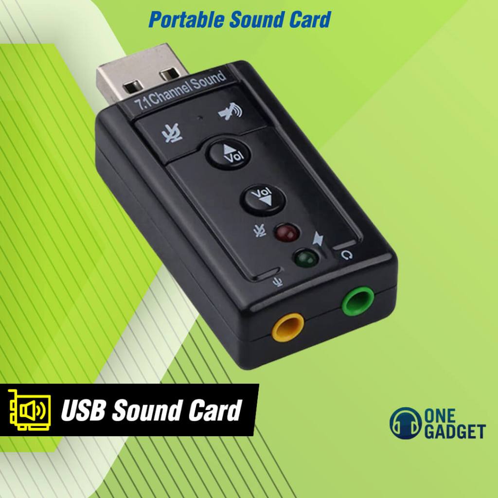 Jual Soundcard 7.1 USB Channel to Audio Jack 3.5mm External Audio Stereo Sound Card Adapter PC ...