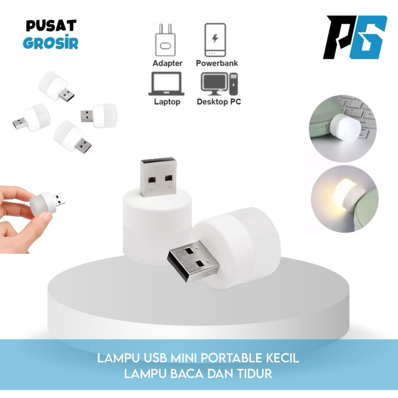Jual Lampu usb mini Portable night light led Baca Tidur Kecil | Shopee ...