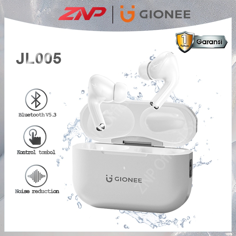 Jual ZNP X GIONEE JL005 Headset Nirkabel Bluetooth 5.3 Dual Bass In-Ear ...