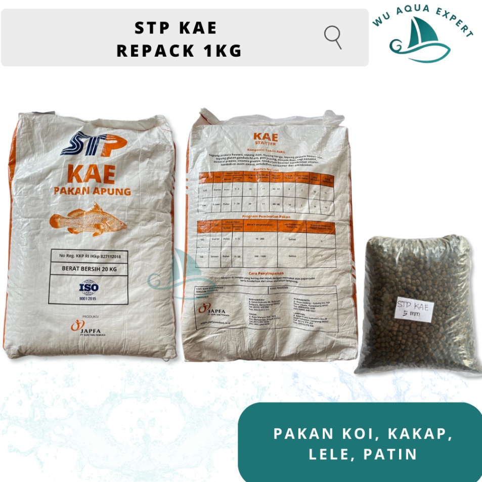 Jual Free Ongkir REPACK 1 Kg Pakan PA STP KAE 3 5 7 Makanan Ikan Koi ...