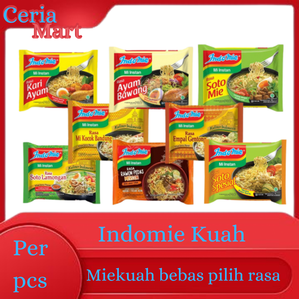 Jual indomie rebus/kuah instan 75gr | Shopee Indonesia