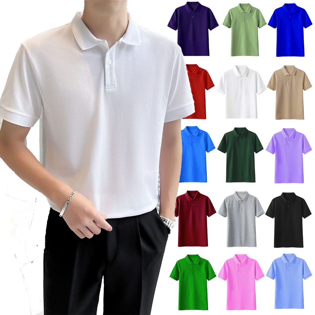 Jual Polo Shirt / Kerah Wangki / Kaos Kerah Polos / Kaos Seragaman ...