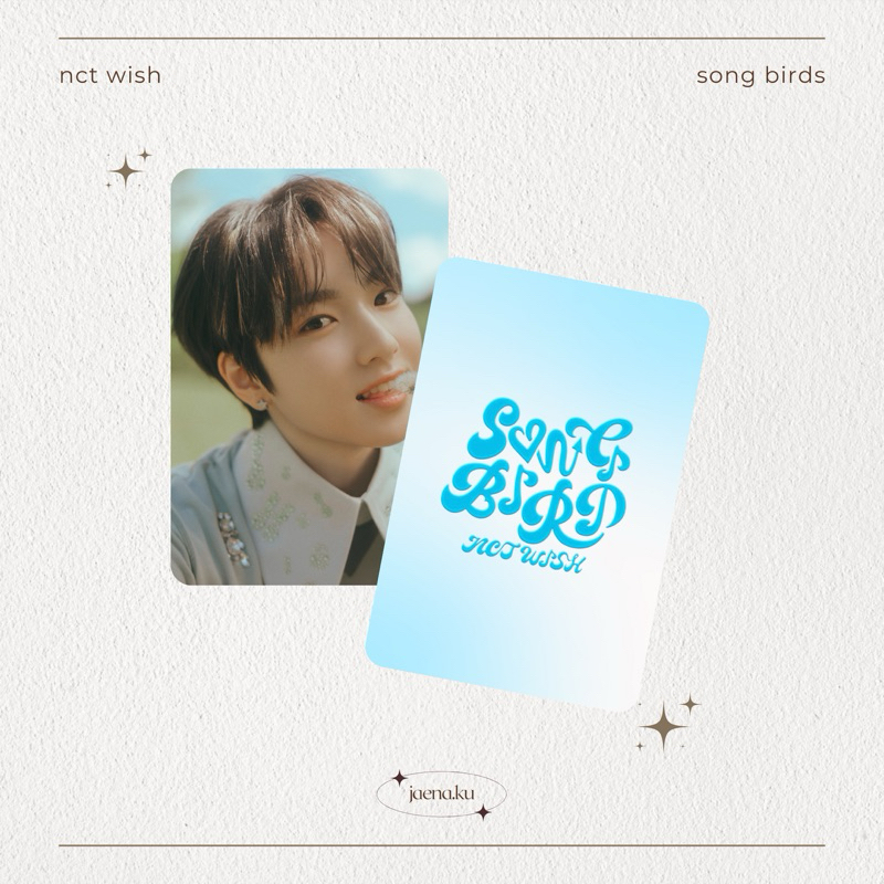 Jual [NCT WISH] PHOTOCARD SONG BIRD SION RIKU JAEHEE YUSHI RYO SAKUYA | Shopee Indonesia