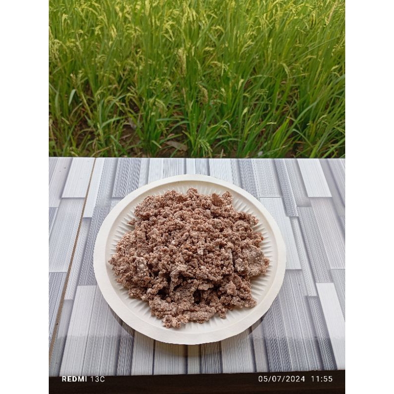 Jual tepung pati sagu sangrai bisa dibuat menjadi bongko seperti gambar ...