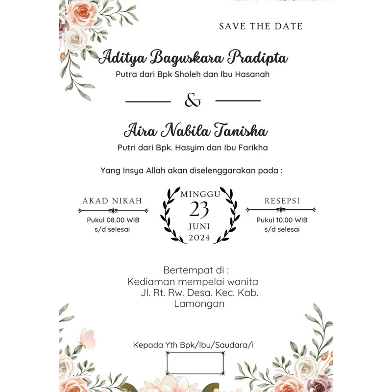 Jual Undangan kopi mini pernikahan/undangan kopi mini/undangan ...