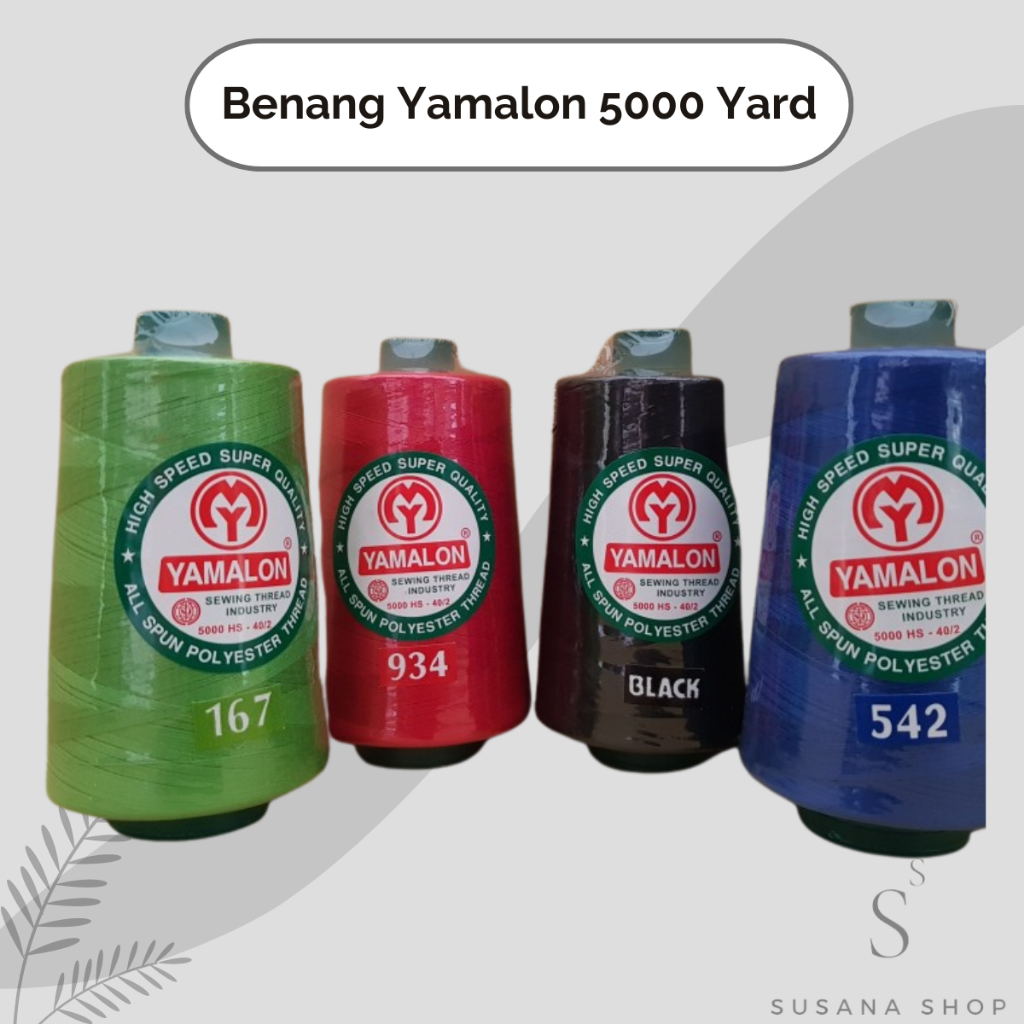 Jual Benang Yamalon 5000yard 1pc - Benang Yamalon Roll Besar / Benang ...