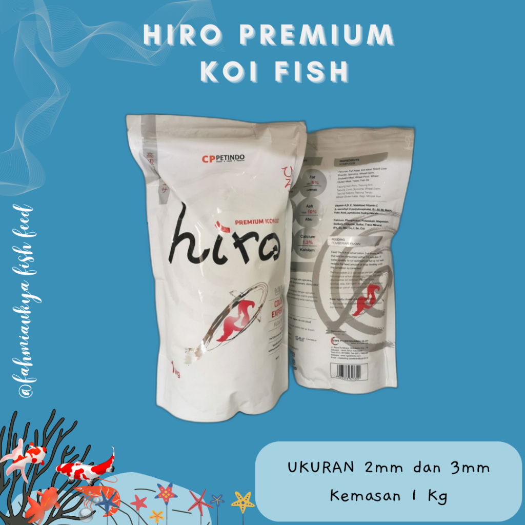 Jual HIRO PAKAN IKAN HIAS ( 1kg ) | Shopee Indonesia