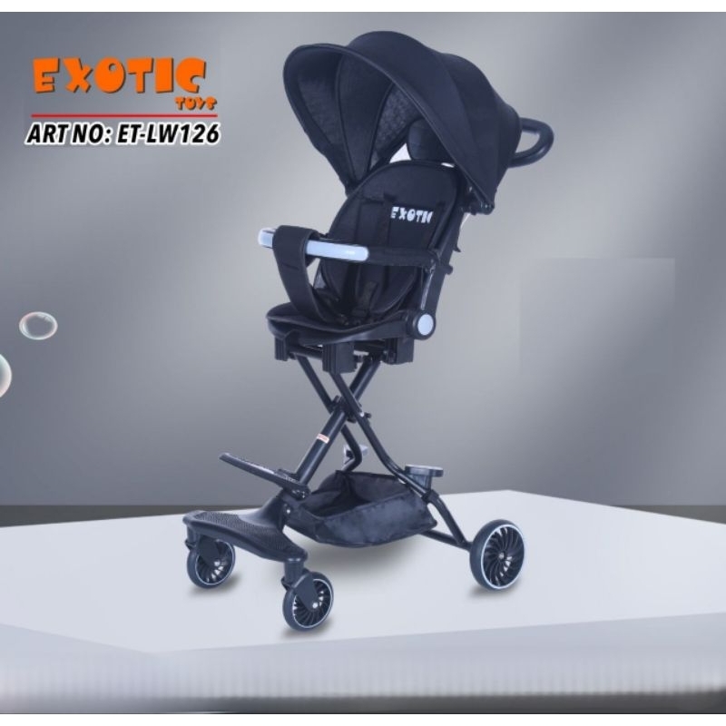 Jual Stroller Duduk tidur rebahan Exotic LW 126 ( cabin size ) | Shopee ...