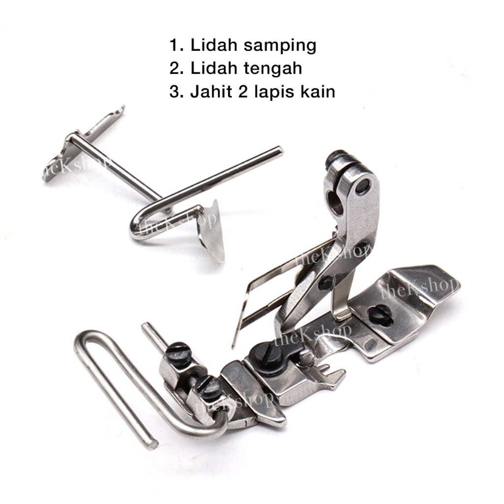 Jual SET Sepatu Mesin Obras 747 DENGAN 3 JENIS LIDAH Multifungsi ...