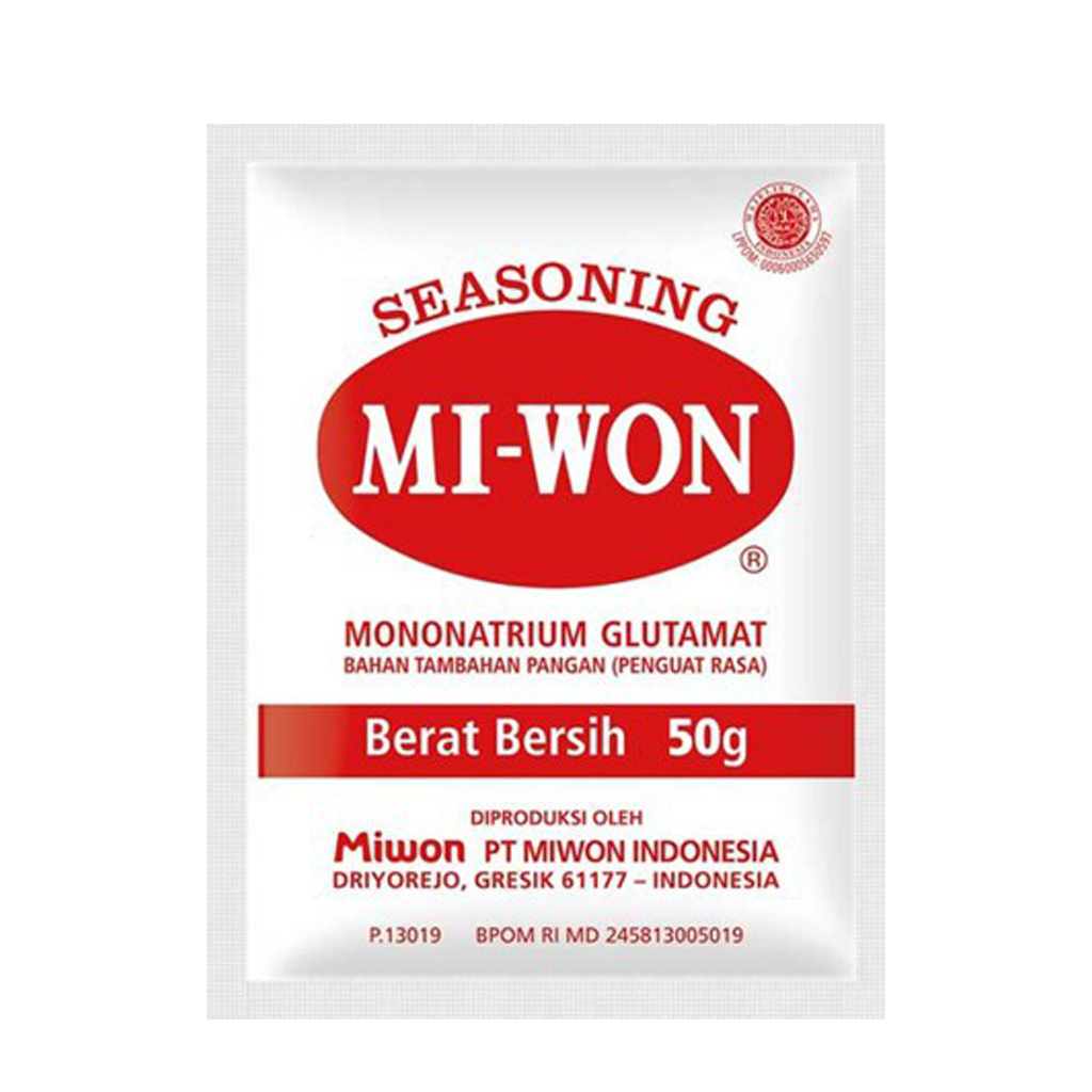 Jual MIWON MICIN / MIWON MSG / MIWON PENGUAT RASA 50 GR | Shopee Indonesia