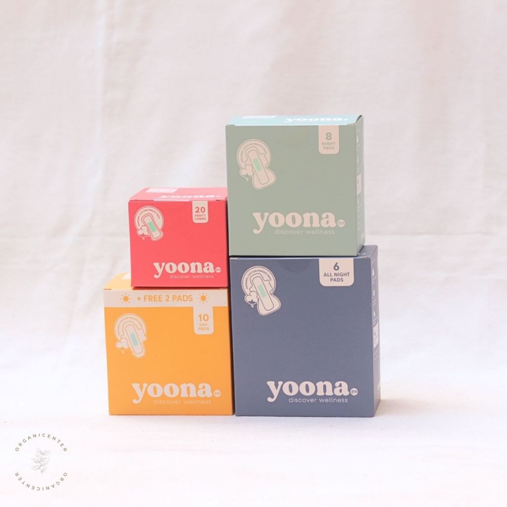 Jual YOONA Organic Pads Pembalut Organik Cotton Panty Liners Day All ...