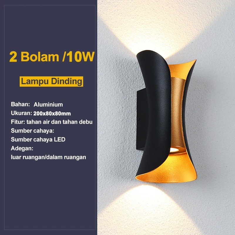 Jual Dunia Lampu Lampu Dinding Taman Outdoor COB 4 MATA / 6 MATA Lampu ...