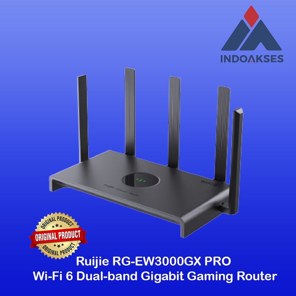 Jual Ruijie RG-EW3000GX PRO WiFi 6 Dual Band Gigabit Gaming Router RG ...
