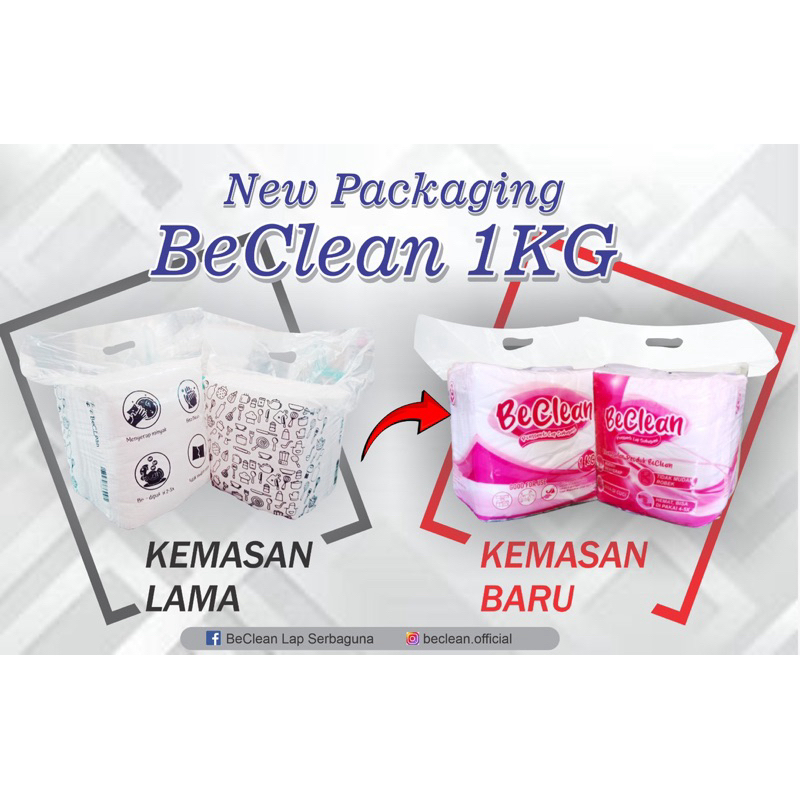 Jual Tissue kompor Be clean 1 kg - Tisu serbaguna - Tisu Be clean 1 KG ...