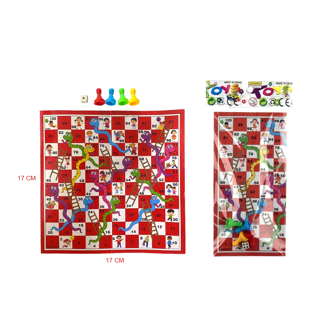 Jual Mainan Ular Tangga Set Snake Ladders - Mainan Keluarga Fun AMM ...