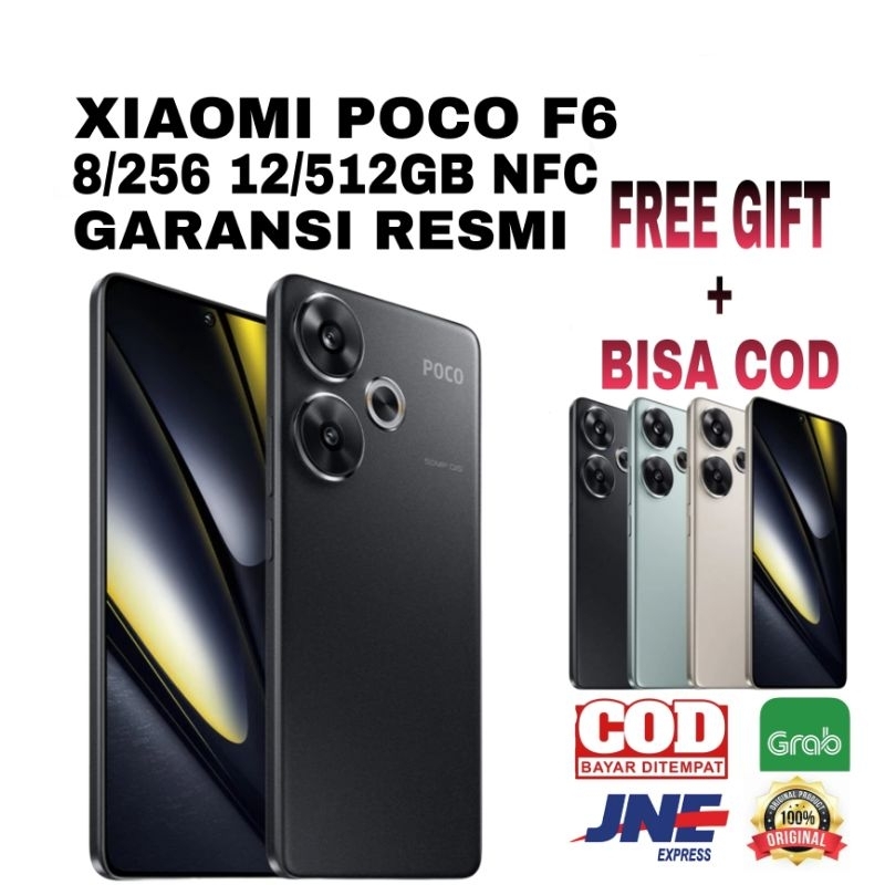 Jual Xiaomi Poco F6 5G 8/256GB 12/512GB NFC Garansi Resmi | Shopee ...