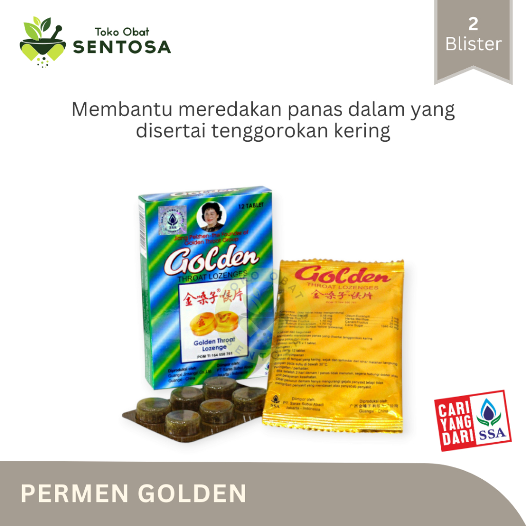 Jual Permen Golden Throat Lozenges | Shopee Indonesia