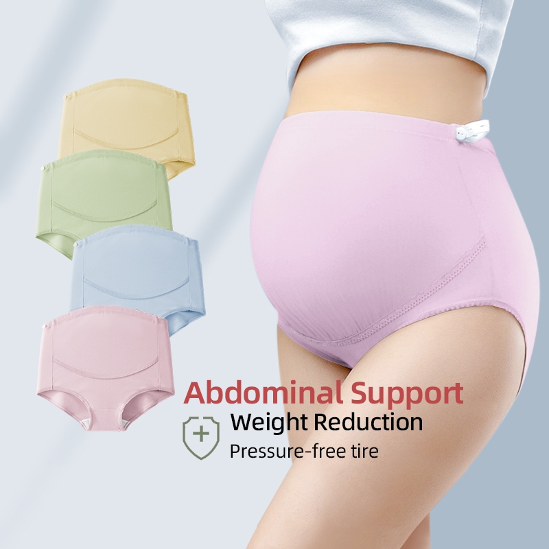 Jual Hight Waist CD Jumbo Maternity Panty Celana Dalam Hamil Bahan Katun Briefs Elastis Seamless ...