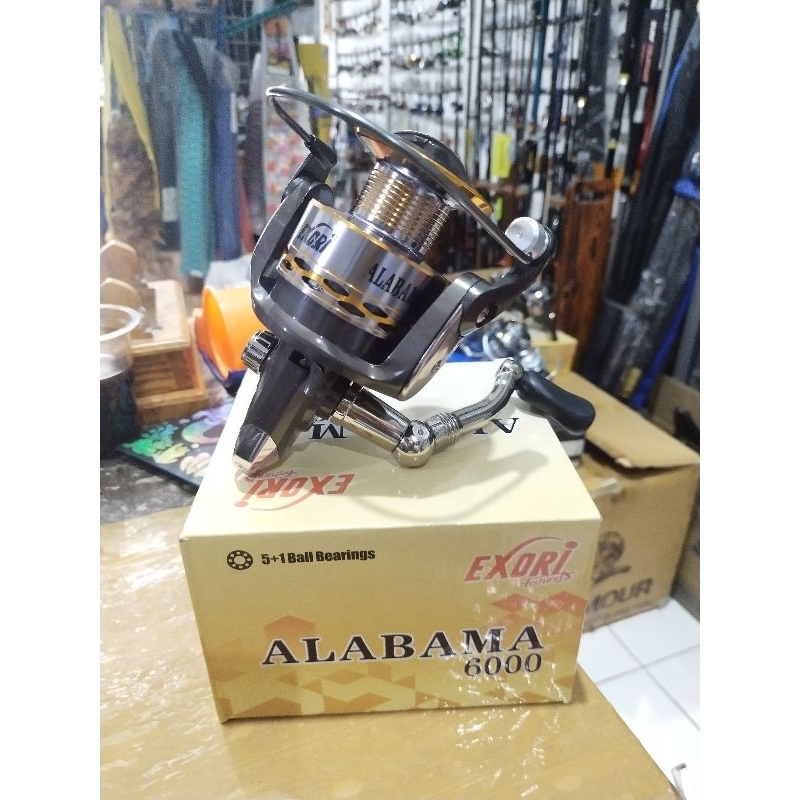 Jual Reel pancing laut exori 6000 alabama | Shopee Indonesia