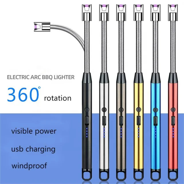 Jual Pemantik Pematik Korek Torch Api BBQ Elektrik 360 Windproof Pulse ...