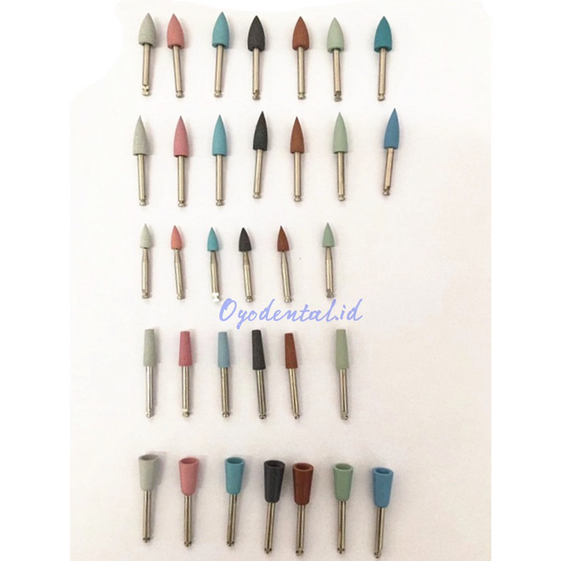 Jual Dental Rubber Bur Poles Komposit Low Speed | Shopee Indonesia