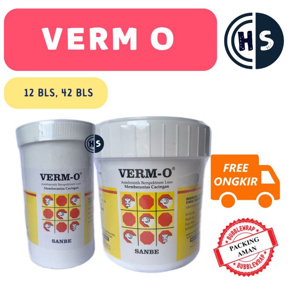 Jual VERM O BOLUS 12 BOLUS DAN 42 BOLUS (1 TOPLES) - Obat Cacing Sapi ...