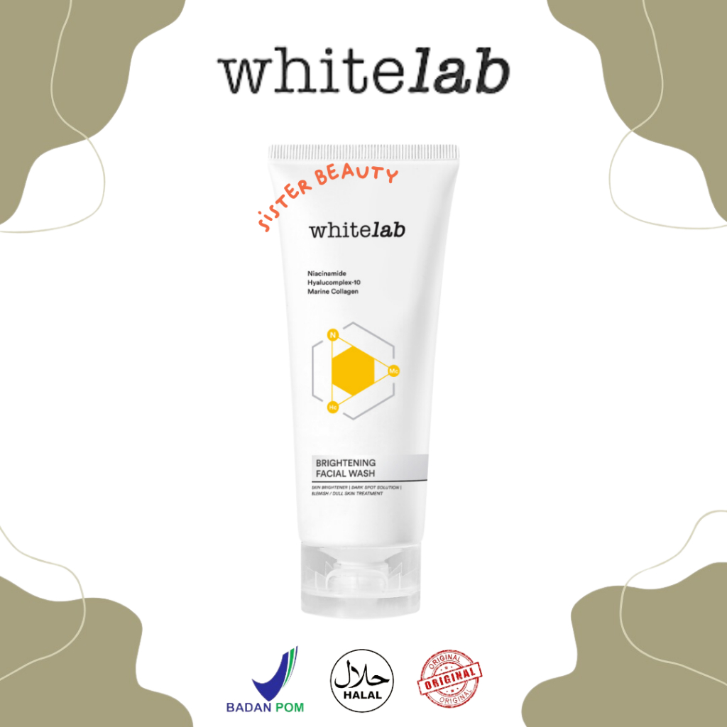 Jual SisterBeauty - Whitelab / White Lab Brightening Facial Wash ...